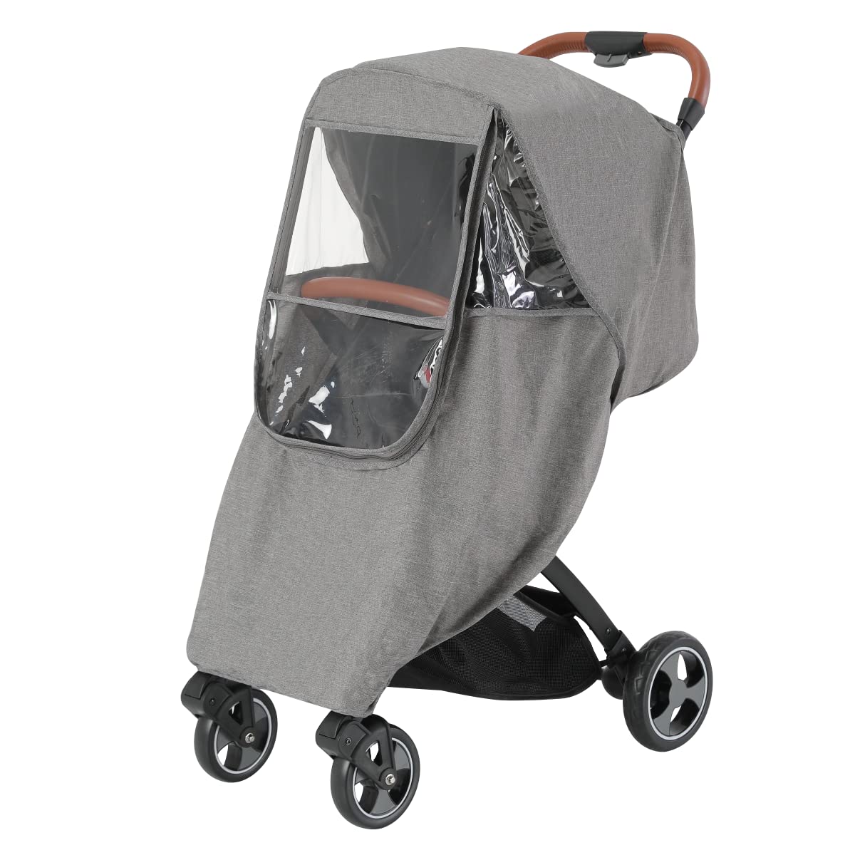 Ingborsa Stroller Rain Cover Universal Size Waterproof Windproof EVA The Weather Shield with Eye Screen