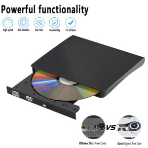 External CD Drive Portable Drive USB3.0 Portable Drive Can Read DVD/CD is Suitable External CD/DVD Drive for Laptop/Desktop/Windows10/8/7/XP