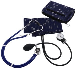 prestige medical aneroid sphygmomanometer/sprague-rappaport kit, shooting stars navy