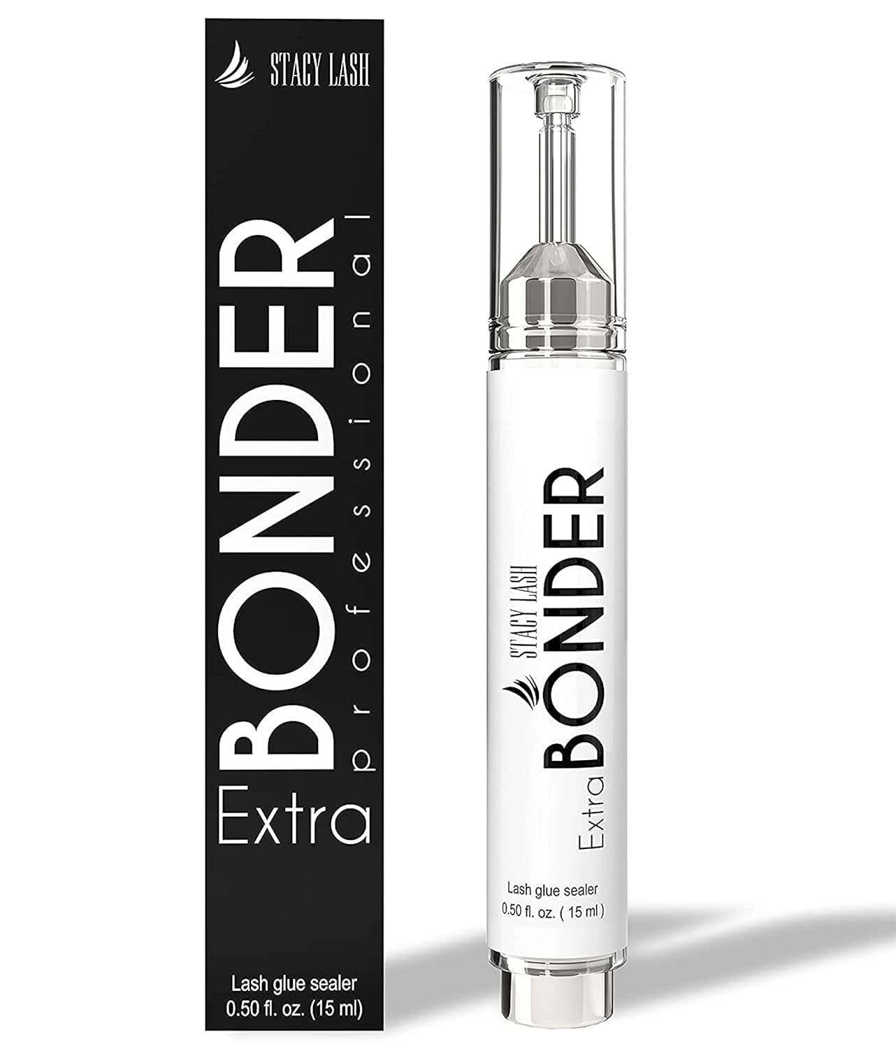 Lash Bonder for Eyelash Extensions by Stacy Lash /0.50fl.oz./15ml/Reduces Lash Extension Glue Fumes/Super Sealer/Lash Tech Supplies/Lash Primer Aid/Professional Use