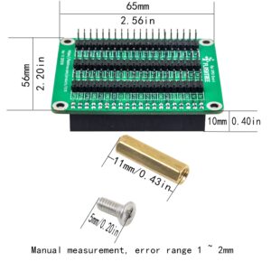 jujinglobal RPi GPIO Extension Module Breakout Board Compatible with Raspberry Pi 3/2 Pi Model B+ Zero