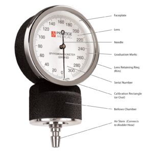 Prestige Medical Aneroid Sphygmomanometer/Sprague-Rappaport Kit, Shooting Stars Navy