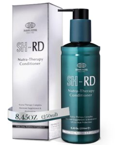 sh-rd nutra-therapy conditioner for dry damaged hair, 8.45oz/250ml - hair treatment to repair split ends & moisture, protein conditioner with keratin for color-treated, frizzy, bleached hair