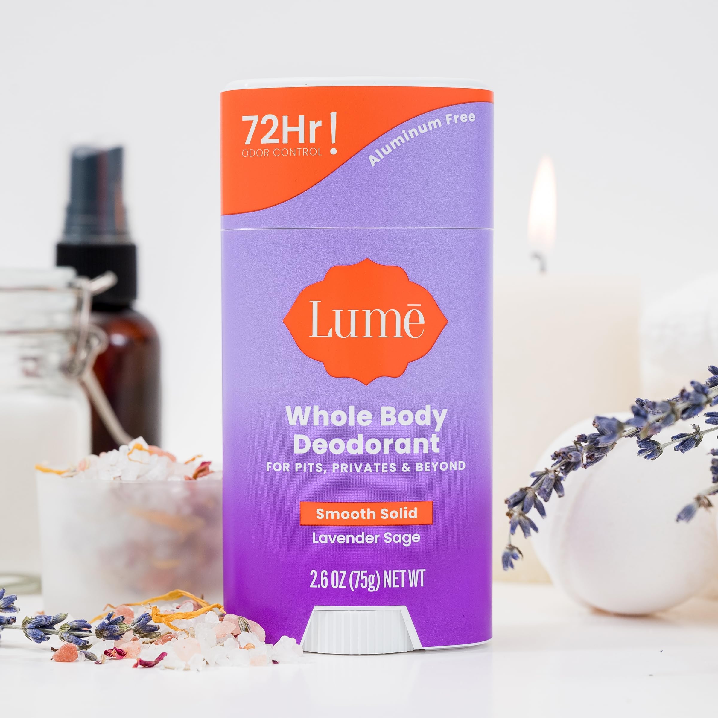 Lume Smooth Solid Stick - 2.6 Ounce (Lavender Sage)