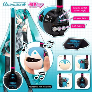 Otamatone Classic Hatsune Miku Vocaloid [Officially Licensed] Japanese Character Electronic Musical Instrument Portable Synthesizer from Japan Maywa Denki for Children Kids and Adults Gift