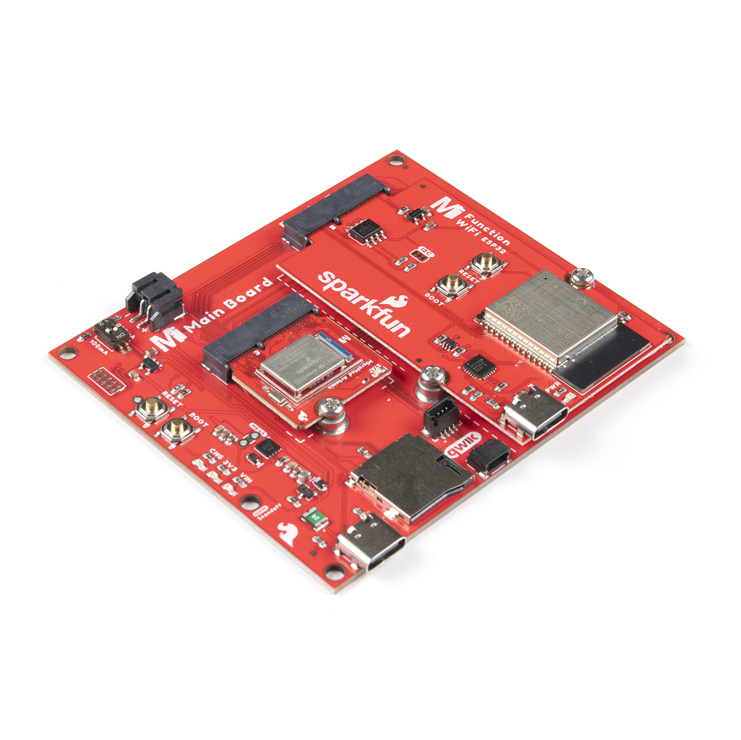 SparkFun MicroMod WiFi Function Board - ESP32 - Add Wireless Options to MicroMod Processor Boards - ESP32_WROOM Module w/at Command firmware Combine w/MicroMod Processor & Main Boards