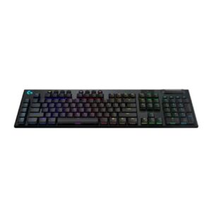 Logitech G915 LIGHTSPEED Wireless RGB Mechanical Gaming Keyboard (GL Tactile) Bundle with Webcam, Wireless Gaming Mouse, Gaming Headset, and 4-Port USB 3.0 Hub (5 Items)