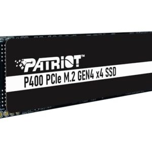 Patriot P400 1TB Internal SSD - NVMe PCIe M.2 Gen4 x 4 - Low-Power Consumption Solid State Drive - P400P1TBM28H