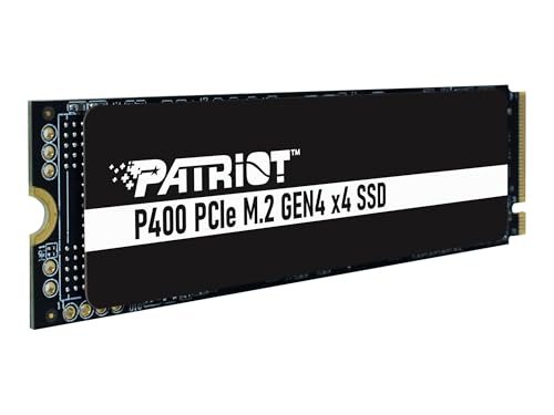 Patriot P400 1TB Internal SSD - NVMe PCIe M.2 Gen4 x 4 - Low-Power Consumption Solid State Drive - P400P1TBM28H