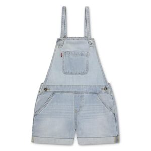 levi's baby girls' denim shortall, day off, 18m