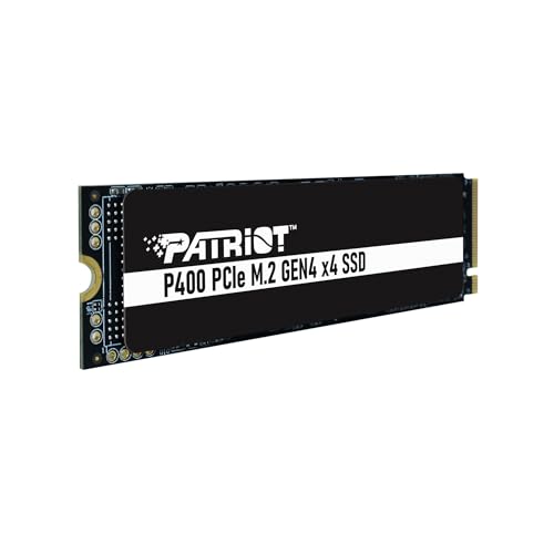 Patriot P400 1TB Internal SSD - NVMe PCIe M.2 Gen4 x 4 - Low-Power Consumption Solid State Drive - P400P1TBM28H