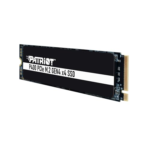 Patriot P400 1TB Internal SSD - NVMe PCIe M.2 Gen4 x 4 - Low-Power Consumption Solid State Drive - P400P1TBM28H