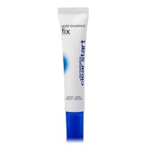 dermalogica clear start post-breakout fix, acne dark spot treatment with salicylic acid, squalene & hexylresorcinol, fade + brighten acne marks