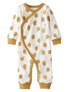 little planet by carter's unisex-baby organic cotton wrap sleep & play, golden orchard, 9 months