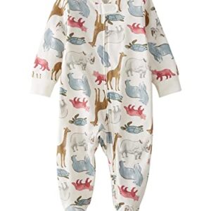 little planet by carter's unisex-baby Sleep and Play made with Organic Cotton, Endangered Species, 3 Months