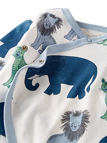 little planet by carter's unisex-baby Organic Cotton Wrap Sleep & Play, Safari, 3 Months