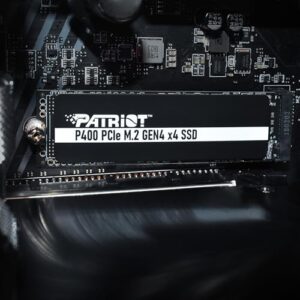 Patriot P400 1TB Internal SSD - NVMe PCIe M.2 Gen4 x 4 - Low-Power Consumption Solid State Drive - P400P1TBM28H