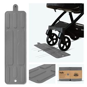 sleepy bump baby stroller rocker-put your newborn, baby or infant to sleep in no time. baby nap helper rocking mat. rocks any stroller anywhere, anytime. indoor & outdoor use (gentle gray)