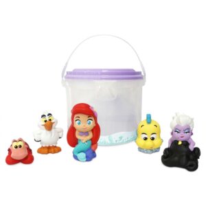 disney store official bath set (little mermaid) - kids bath accessories with beloved disney characters - colorful and fun bath time essentials for kids - suitable for all ages