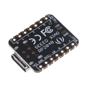 Seeed Studio XIAO RP2040 Microcontroller, with Dual-Core ARM Cortex M0+ Processor, Supports Arduino, MicroPython and CircuitPython with Rich Interfaces.