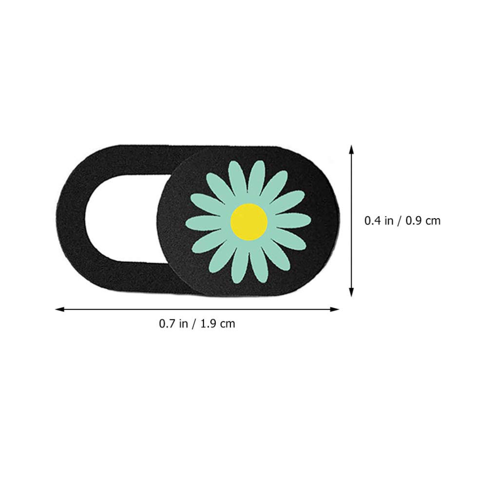 SOLUSTRE 12 pcs Privacy Cover Sunflower Webcam Cover Phone Covers Cover Slider Adhesive Cover Webcam Cover Screen Cover Laptop Flat Protector