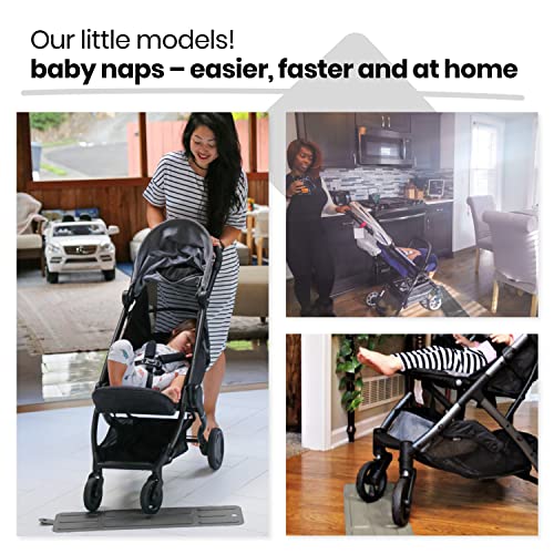 Sleepy bump Baby Stroller Rocker-Put Your Newborn, Baby or Infant to Sleep in no Time. Baby Nap Helper Rocking Mat. Rocks Any Stroller Anywhere, Anytime. Indoor & Outdoor Use (Gentle Gray)