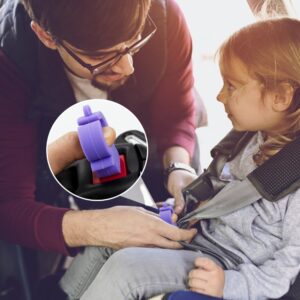 MORLIKE LIVING Silicone Buckle Release Tool, Unbuckle Assistant, Easy Buckle Release Aid for Parents and Caregivers to Unbuckle (Purple-Grey)