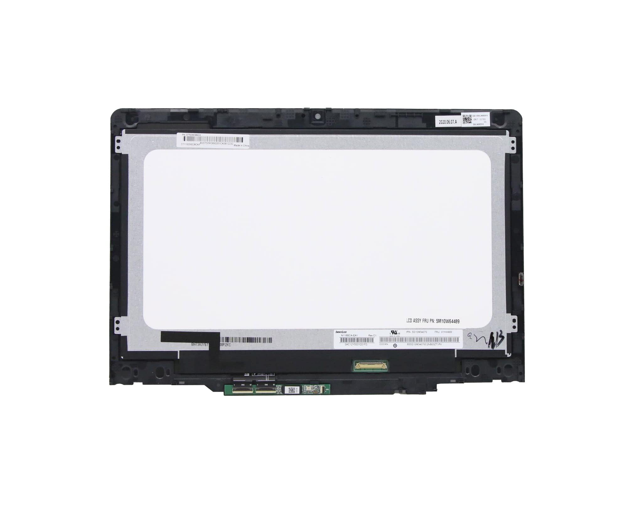 New for Lenovo 11e Yoga Gen 6 (20SE 20SF Type) 11.6"' LCD Screen 5M10W64489 5M11B01074 5M11B01075 5M11B48795 5M11D12754