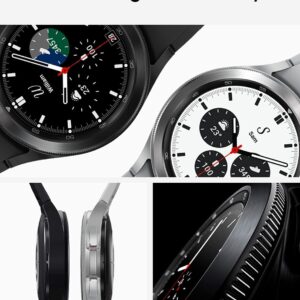 Samsung Galaxy Watch4 Classic Version 42mm Silver Stainless Steel Smartwatch| Verizon 4G LTE| with ECG Monitor Tracker for Health & Fitness + GPS Fall Detection- (Renewed)