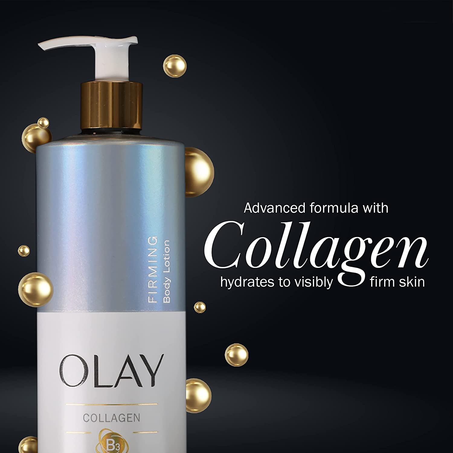 Olay Firming & Hydrating Body Lotion with Collagen, 17 fl oz Pump, (Pack of 4)