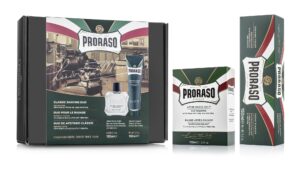 proraso classic shaving kit for men | gift box with shaving cream & after shave balm in original refresh formula | all skin types