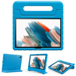 procase kids case for galaxy tab a8 10.5” 2022 (sm-x200/sm-x205/sm-x207), shockproof convertible handle stand cover lightweight kids friendly protective case for galaxy tab a8 10.5 inch 2022 -blue