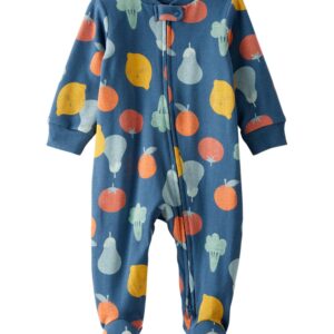 little planet by carter's unisex-baby Sleep and Play made with Organic Cotton, Veggies, 6 Months