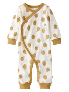 little planet by carter's unisex-baby organic cotton wrap sleep & play, golden orchard, 3 months