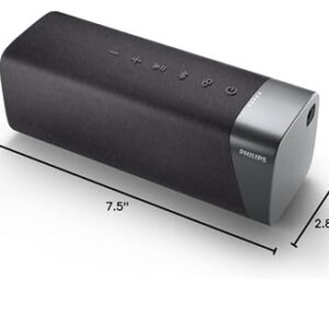 PHILIPS S5505 Wireless Bluetooth Speaker with Large Bold Sound, Up to 12 Hours Playtime, IPX7 Waterproof, Medium, TAS5505