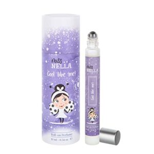 miss nella kids perfume cool like me roll on perfume for children with fresh fragrance safe & natural boys & girls perfume oil with roll-on applicator 10ml