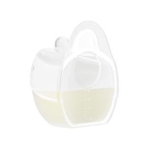 Phanpy Silicone Manual Breast Pump Breast Milk Collector Saver Milk Catcher Nursing Cup Avocado Shape, Receive Leaked Milk Protect Sore Nipples and Prevent Breast Milk from Spilling