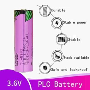 Meewellvetry (5-Pack) TL-5903 Battery/SL-360 3.6V 2400mah 6ES7971-0BA00 for Siemens S7-400 PL and for Tadiran TL-5903