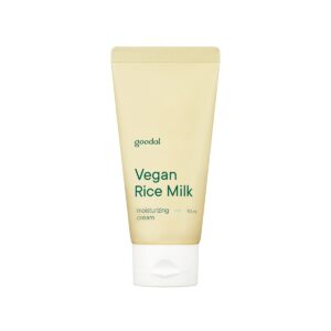 goodal mild vegan rice milk moisturizing cream 2.36 fl oz.