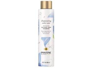 pantene shampoo, illuminating color care, sulfate-free, color protection, 9.6 fl oz