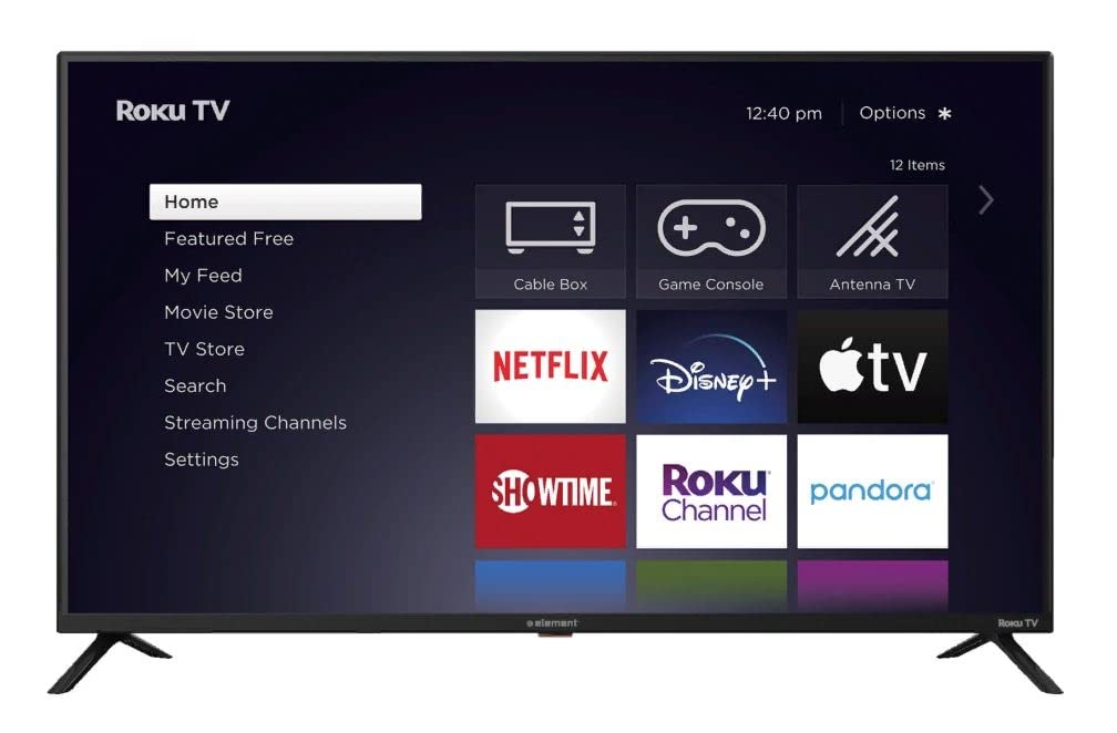 Element 40" 1080p Full HD LED Roku TV Works with Google Assistant and Amazon Alexa - E2AA40R