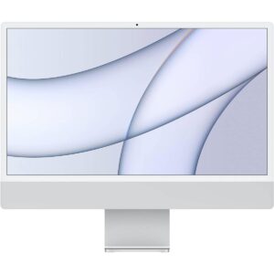 apple 2021 imac (24-inch, m1 chip with 8‑core cpu and 7‑core gpu, 16gb memory, 256gb storage) - silver