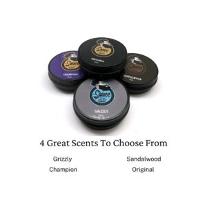 Sauce Authentic Product Beard Balm 2oz. Reusable, Styles, Strengthens & Softens Beards Leave in Conditioner (Champion)