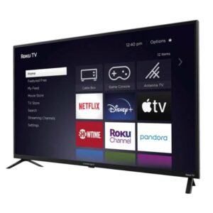 Element 40" 1080p Full HD LED Roku TV Works with Google Assistant and Amazon Alexa - E2AA40R