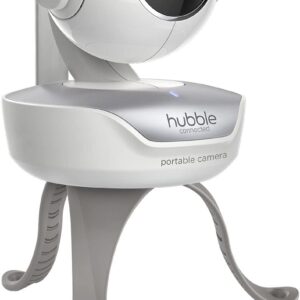 HUBBLE CONNECTED Nursery Pal Deluxe 5" Smart HD Twin Baby Monitor and 2 Cameras with Built-in Rechargeable Batteries to Use at Home Or On The Go