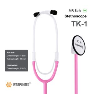 TK-1 Professional MR Safe Stethoscope Dual-Frequency Pink