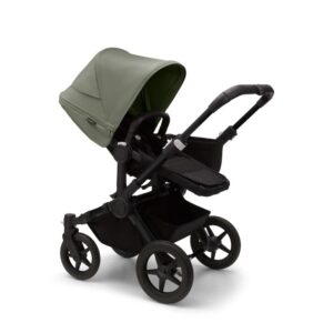 Bugaboo Donkey 5 Extendable Sun Canopy with UPF Sun Protection and Peekaboo Mesh Panel, Compatible with All Donkey Models - Forest Green