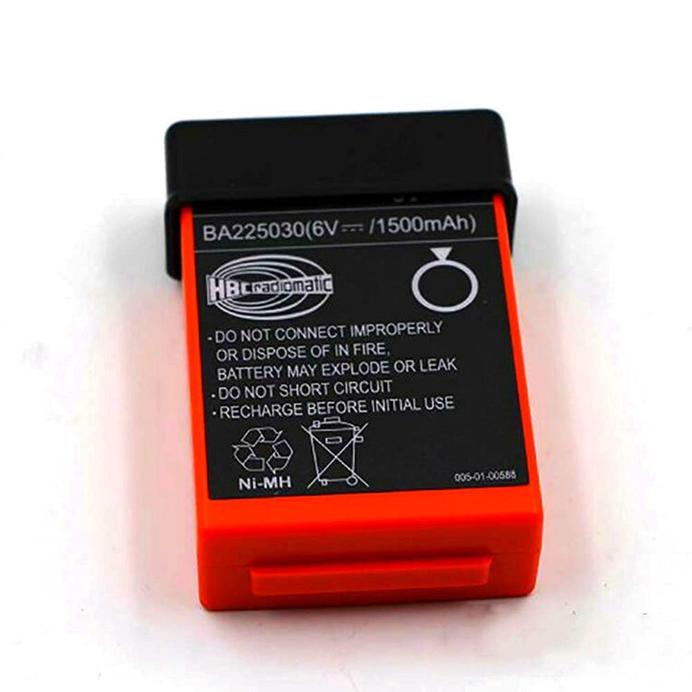 Meewellvetry HBC Radiomatic Battery BA225030 6V 1500mAh BA225030 Ni-Mh Rechargeable Battery for HBC Crane Remote Control Pump Truck Battery