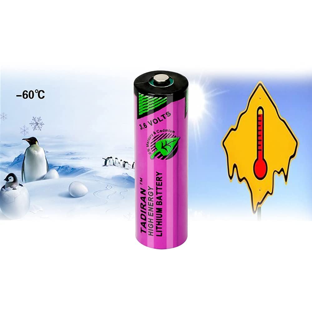 Meewellvetry (5-Pack) TL-5903 Battery/SL-360 3.6V 2400mah 6ES7971-0BA00 for Siemens S7-400 PL and for Tadiran TL-5903