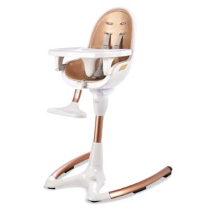 hot mom baby high chair adjustable angle and fashion versatility baby&tollder eating chair,white